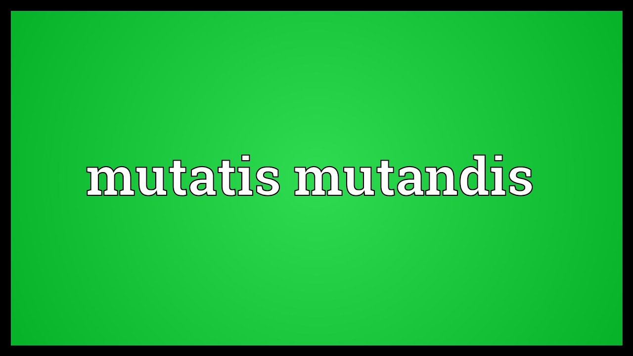 Mutatis mutandis | Milan Night